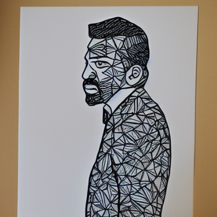 paper cutout of a man – AIGeneration.blog