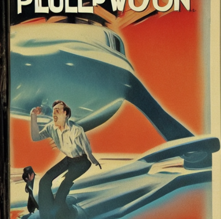 pulp novel art of a man – AIGeneration.blog